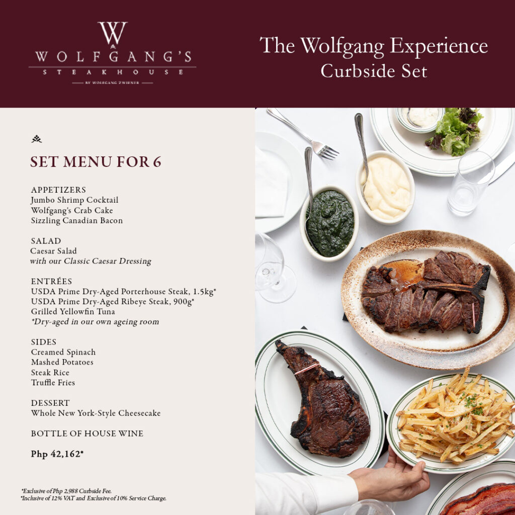 Menu | Wolfgang's Curbside